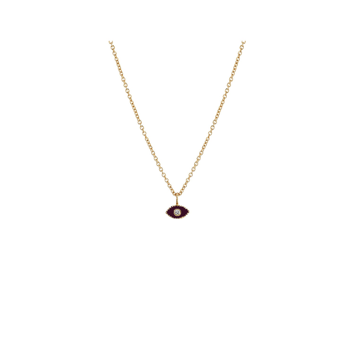 Enamel Eye of the Panther necklace – Bleecker & Prince